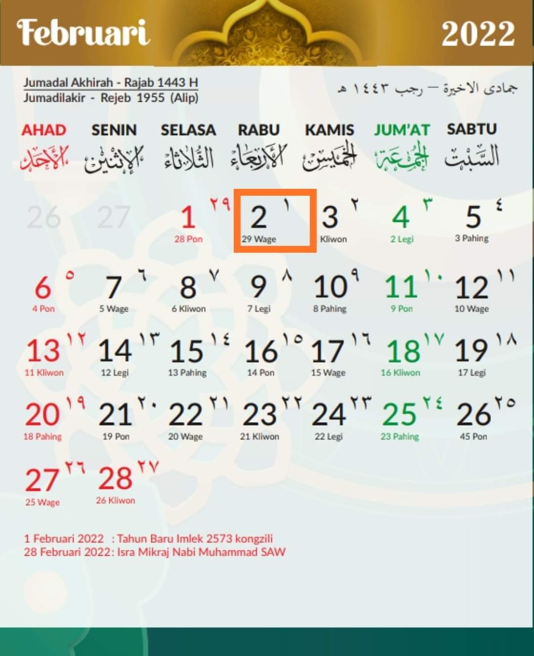 Kapan 1 Rajab 1443 H Dimulai? - Alhabib's Blog